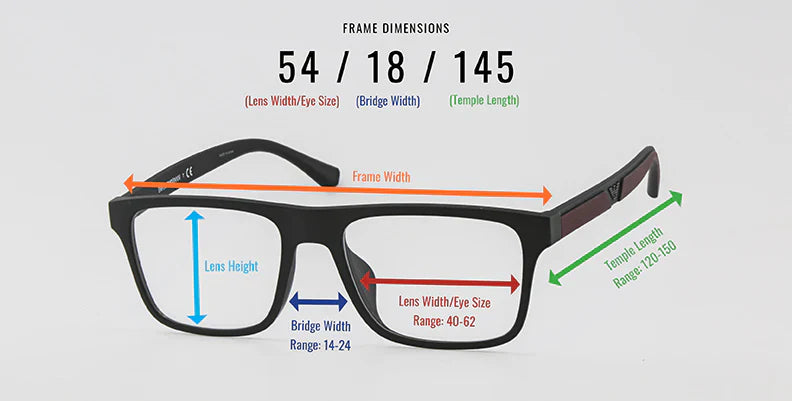 Understanding Frame Sizes: What 54-18-145 Really Means – Eyewear&co